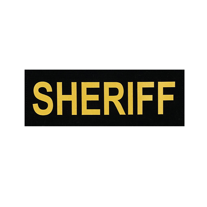 Product: BLUERIDGE SHIELD REMOVABLE ID PLACARD - SHERIFF